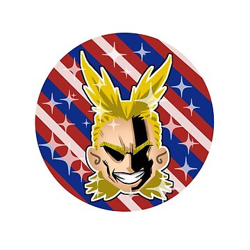 "All Might" Sticker for Sale by SarahBeeArt | Redbubble