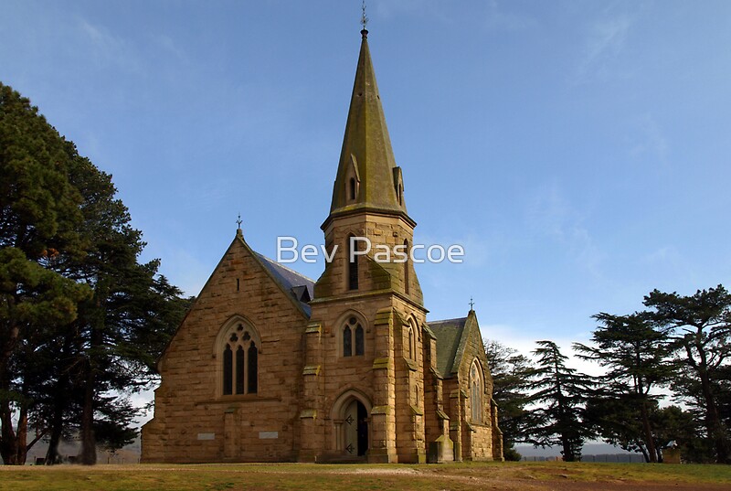 "Uniting Church, Ross Tasmania" by Bev Pascoe | Redbubble