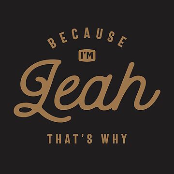 "Leah Name Personalized Birthday Name Leah " Sticker for Sale by ...