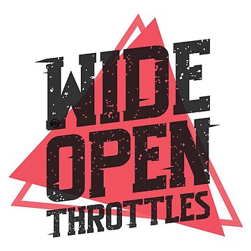 "Wide Open Throttle - Triangle (Red)" Sticker for Sale by WOTclub ...