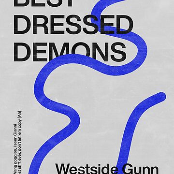 "Westside Gunn Mach-Hommy Best Dressed Demons" Sticker for Sale by ...