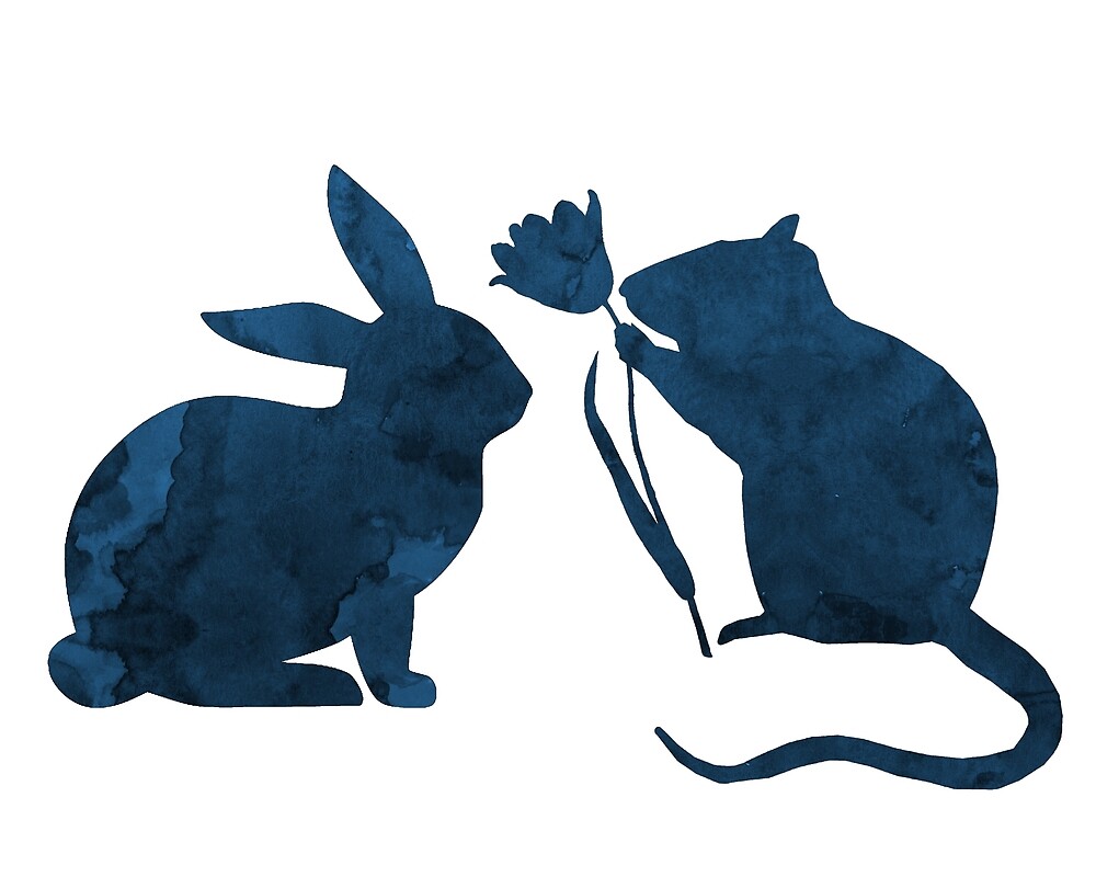 "Rat and rabbit" by TheJollyMarten | Redbubble