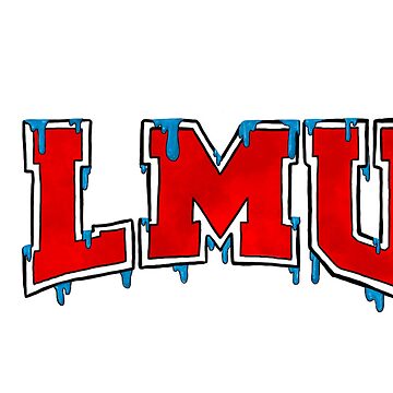 "LMU with drips " Sticker for Sale by sweetartdoodles | Redbubble