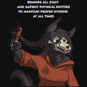 "SCP Foundation Hygiene Poster" Sticker for Sale by Rikshawl-Draws ...