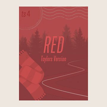 "Red (Taylor's Version): Stamp Sticker" Sticker for Sale by ...