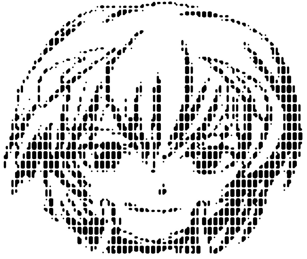 "Neon Genesis Evangelion - Rei Ayanami dot art" by Cubbage | Redbubble