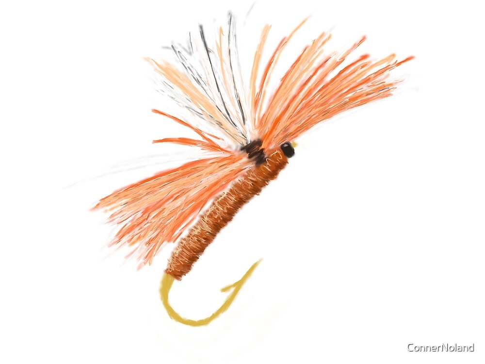 "Parachute Adams Fly" by ConnerNoland | Redbubble