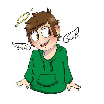 "Eddsworld Angel Edd" Sticker for Sale by PrinceEcto | Redbubble