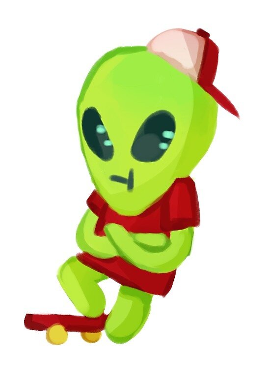 "The Coolest Alien Dude!" by labradollars | Redbubble