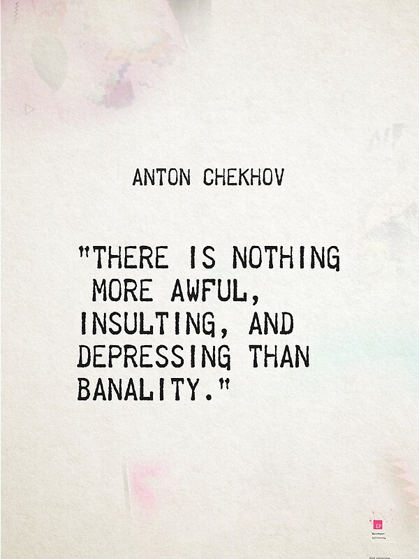 "Anton Chekhov quote" by epicpaper quotes shop | Redbubble
