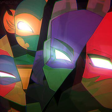 "Rise of the TMNT" Sticker for Sale by faereum | Redbubble