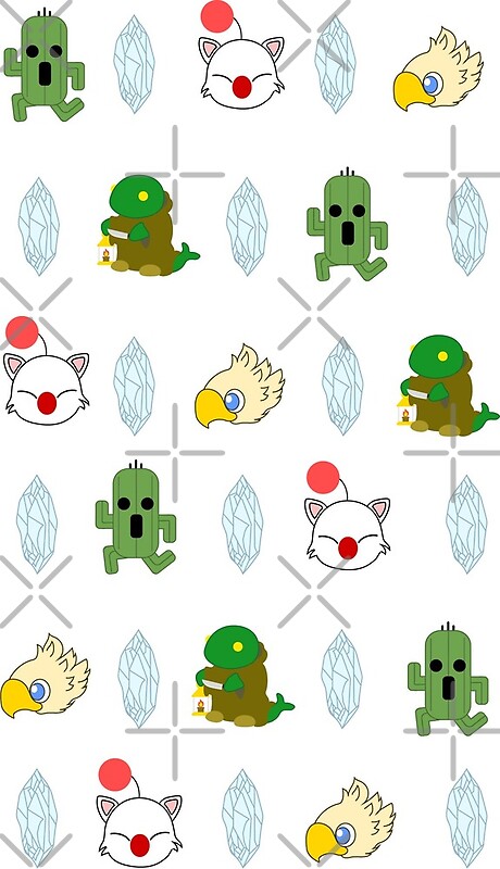 "Final Fantasy Mascots" by thestrawbz | Redbubble
