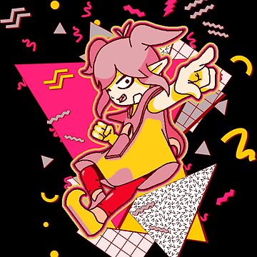 "Beebz - Demon Turf *90s graphic design*" Sticker for Sale by Carryneon ...