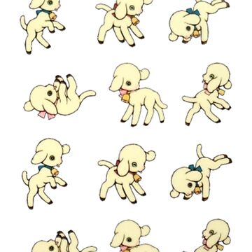 "Coquette Vintage sheep " Sticker for Sale by Pixiedrop | Redbubble