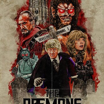 "The Daemons" Sticker for Sale by Oliver Arkinstall-Jones | Redbubble