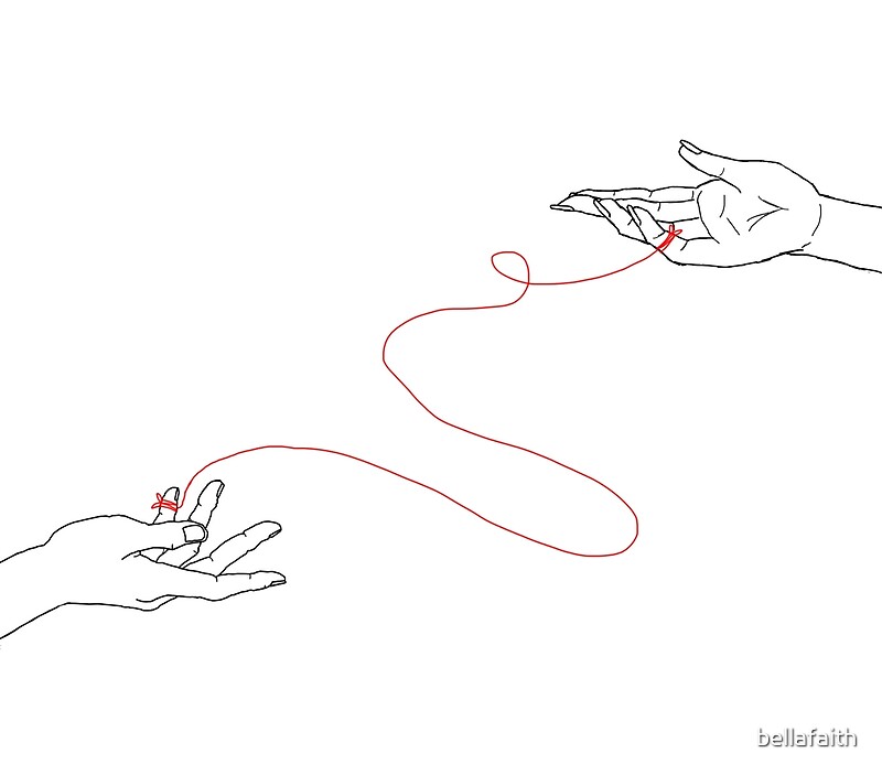 "Invisible String Hands" by bellafaith | Redbubble