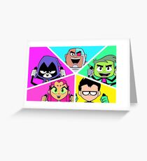 Teen Titans Go: Greeting Cards | Redbubble