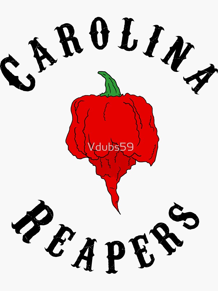 "Carolina Reaper" Sticker by Vdubs59 | Redbubble