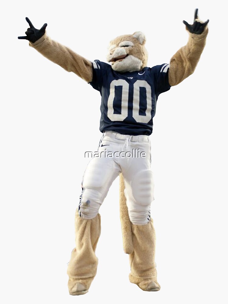 "BYU Cosmo Cougar" Sticker by mariaccollie | Redbubble