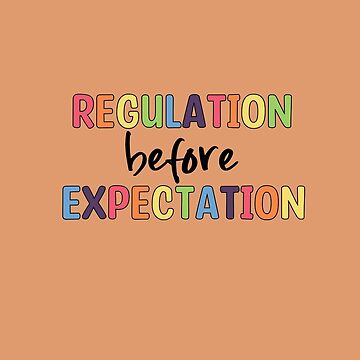 "regulation before expectation" Sticker for Sale by retro10 | Redbubble