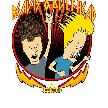 "Beavis and Butt-Head Metal Colors Rock Out" Essential T-Shirt for Sale ...