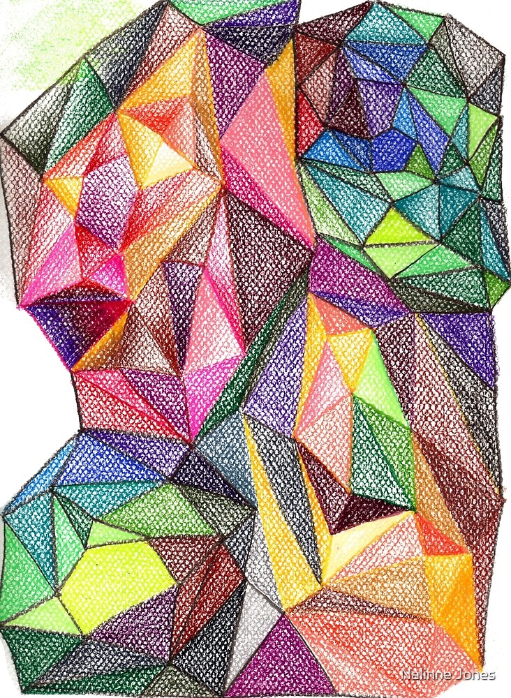 "Faceted" by Nalinne Jones | Redbubble