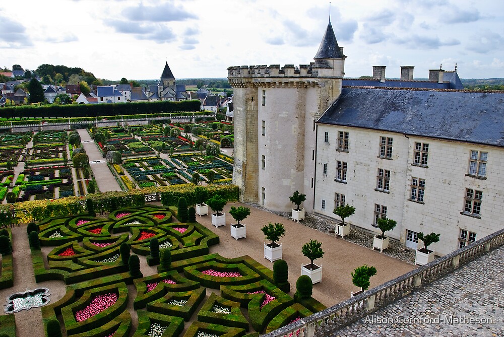 "Villandry Castle - Loire Valley - France 3" by Alison Cornford ...