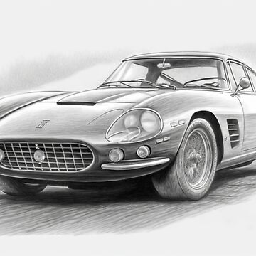 "classic ferrari" Poster by SpaceCars | Redbubble