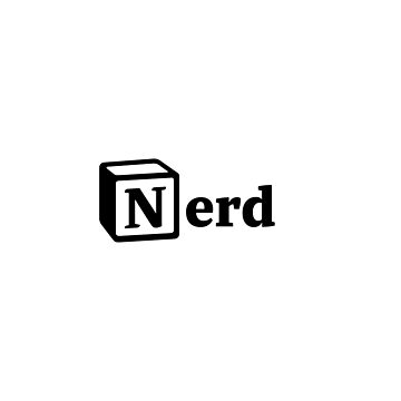 "Notion Nerd Productivity" Sticker for Sale by PeterPrv | Redbubble