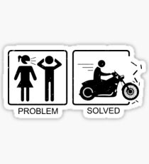 Problem Solved Stickers | Redbubble