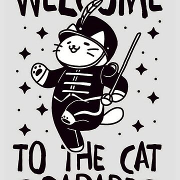 "welcome to the cat parade" Sticker for Sale by Pukon87 shop | Redbubble