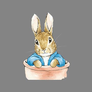"Watercolor Easter Peter Rabbit with big easter egg" Kids T-Shirt for ...