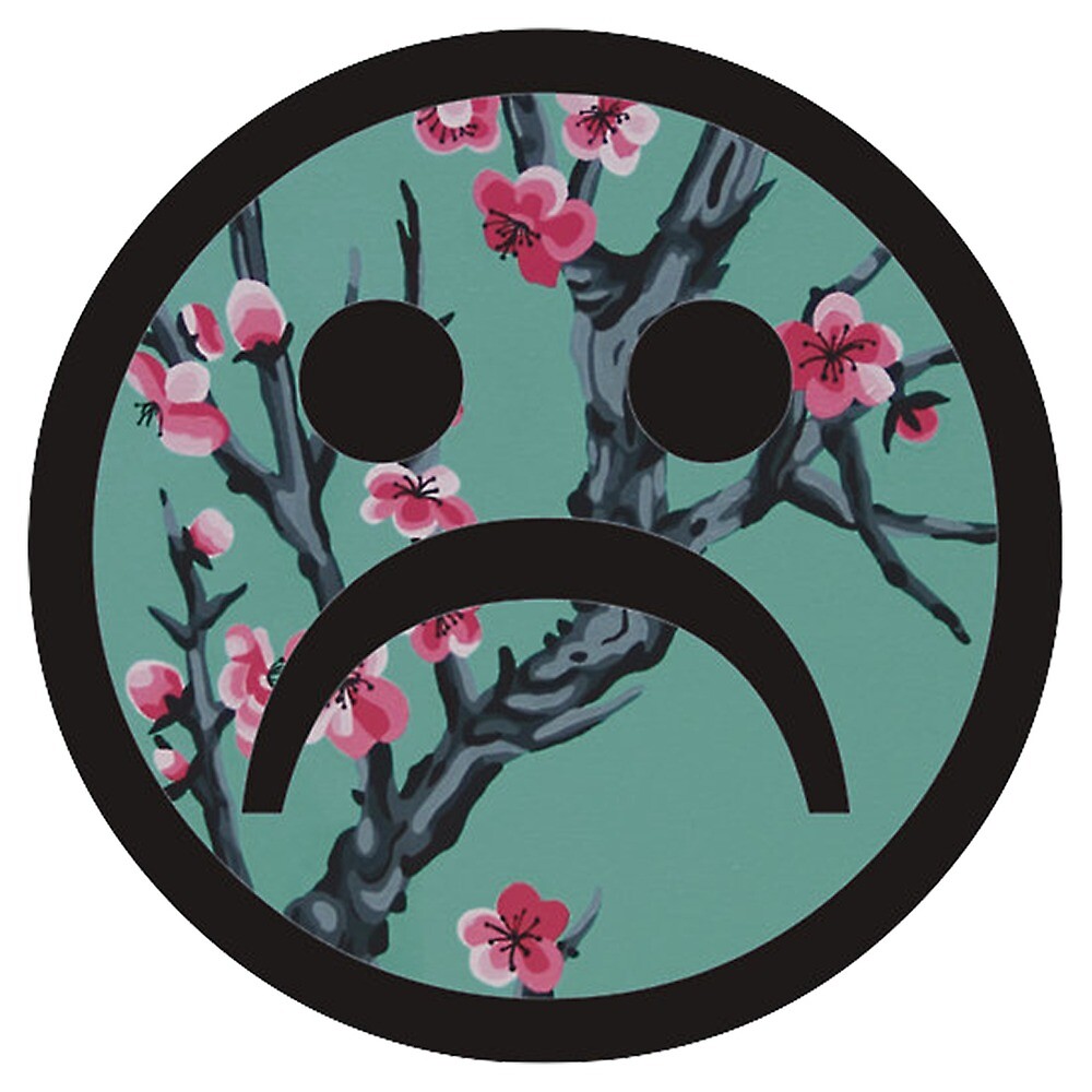 "Vaporwave SAD Face" by vapormoon | Redbubble
