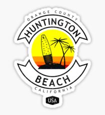 Huntington Beach: Stickers | Redbubble