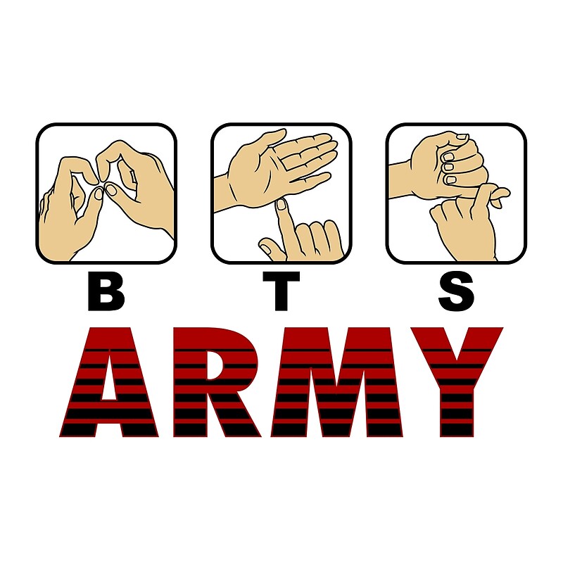 "BTS Army " by mistergoodiez | Redbubble