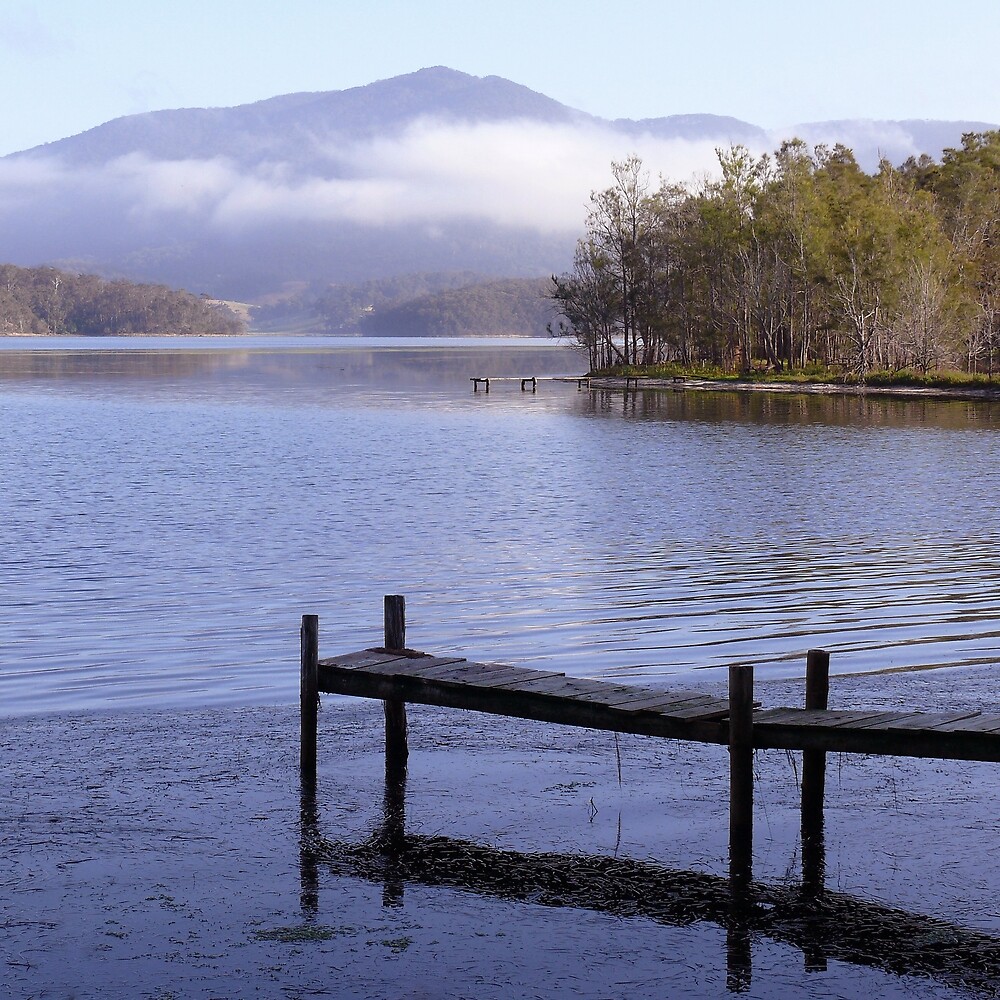 "Regatta Point Wallaga Lake" by Brett Thompson | Redbubble