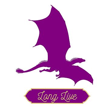 "Long Live Dragon Emblem " Sticker for Sale by Annaladdmac | Redbubble