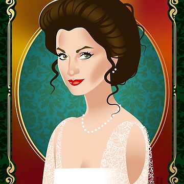 "Elise" Magnet for Sale by AleMogolloArt | Redbubble