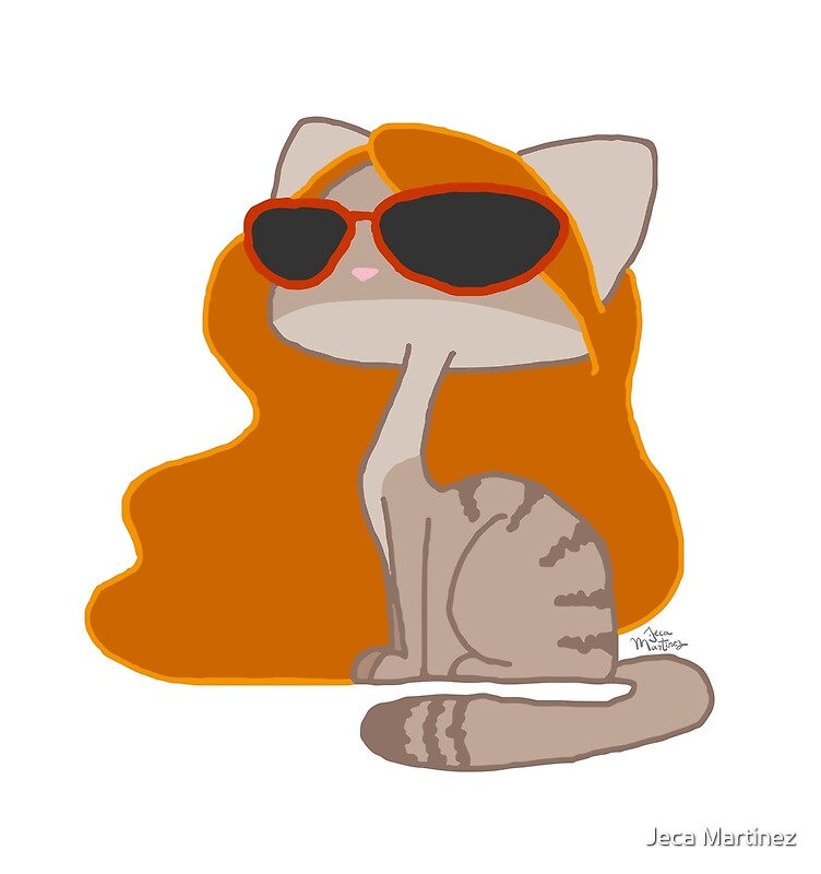 "Sassy Cat" by Jeca Martinez | Redbubble