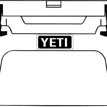 "Yeti Cooler" Sticker for Sale by katyrobbs | Redbubble