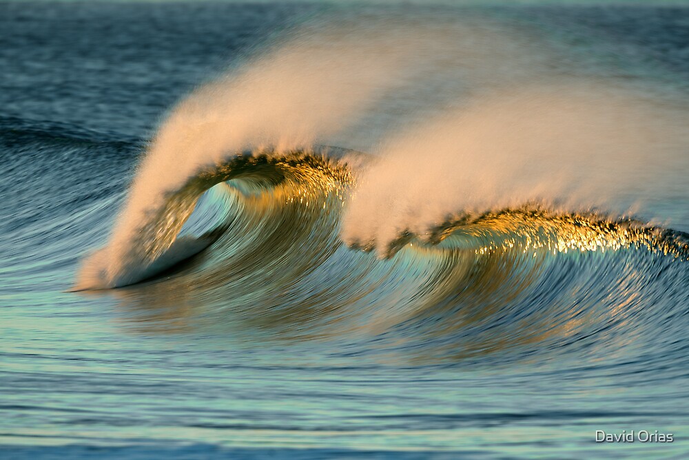  A Pair Of Crests On One Wave By David Orias Redbubble