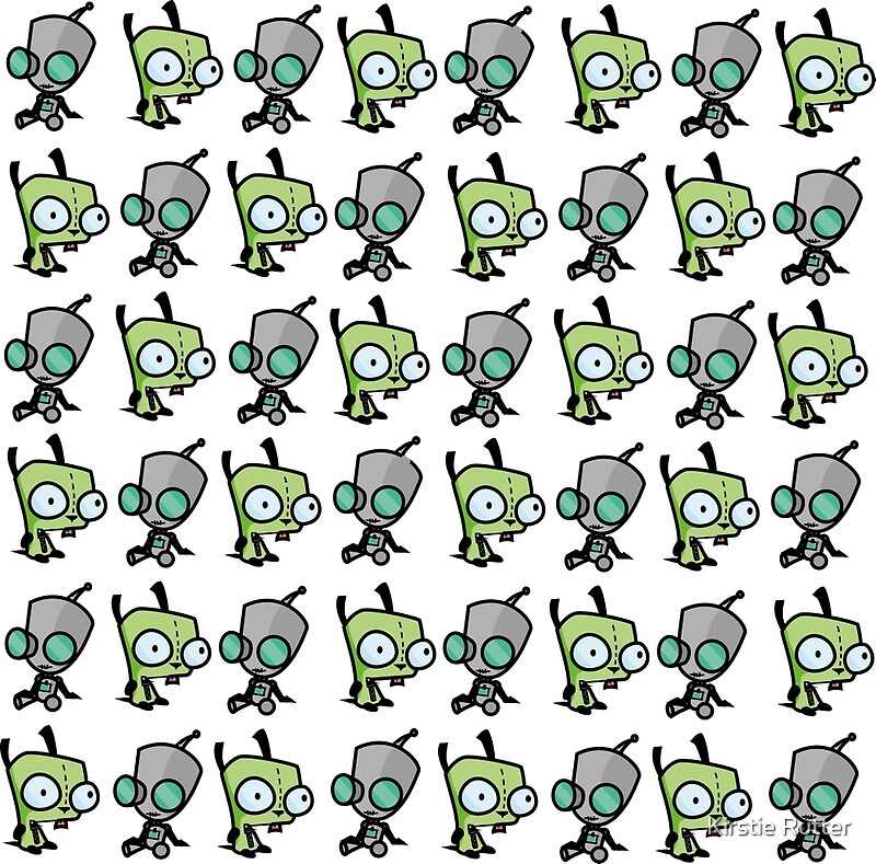 "Checkered Gir pattern" by Kirstie Rutter | Redbubble