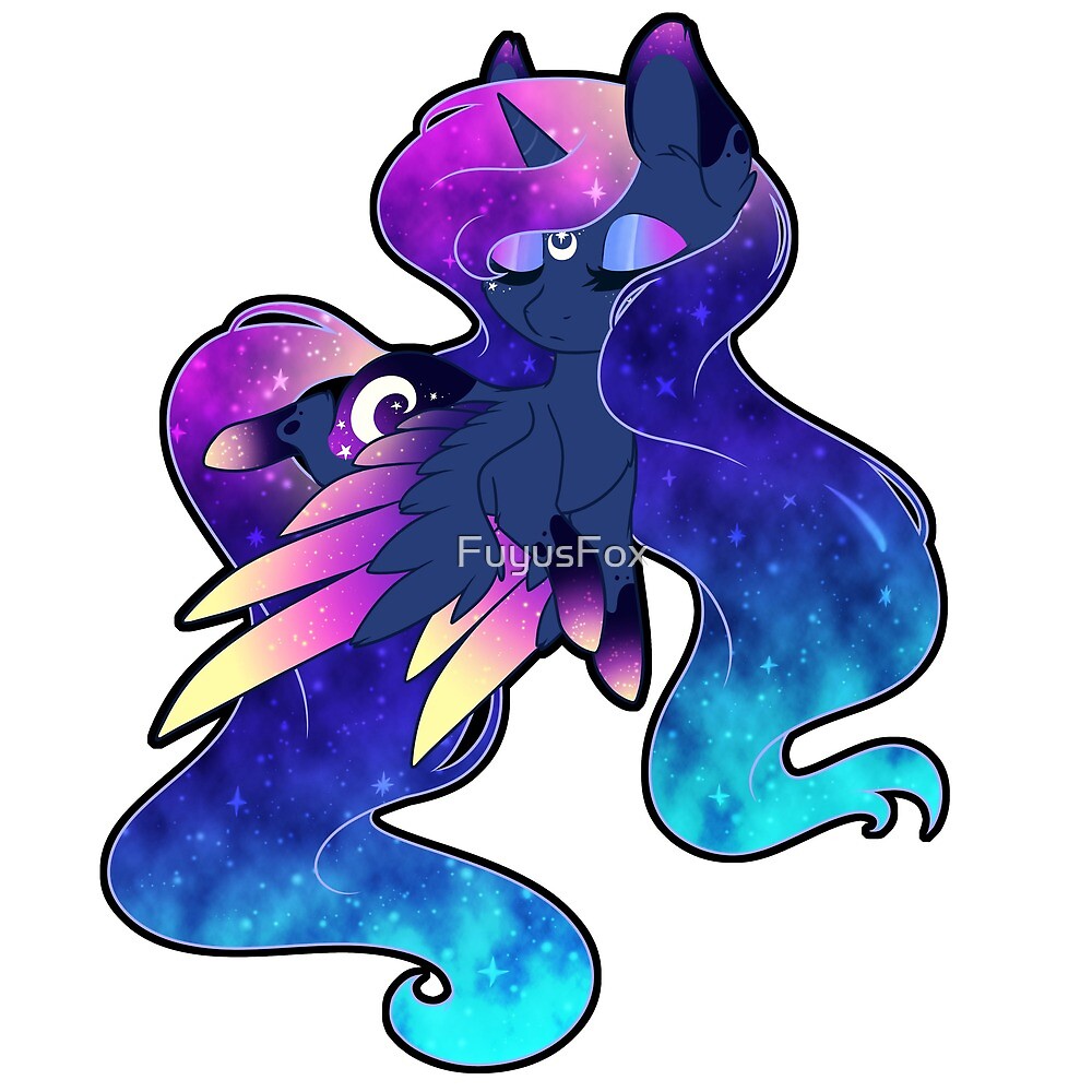 "Mini Rainbow Power Princess Luna" by FuyusFox | Redbubble
