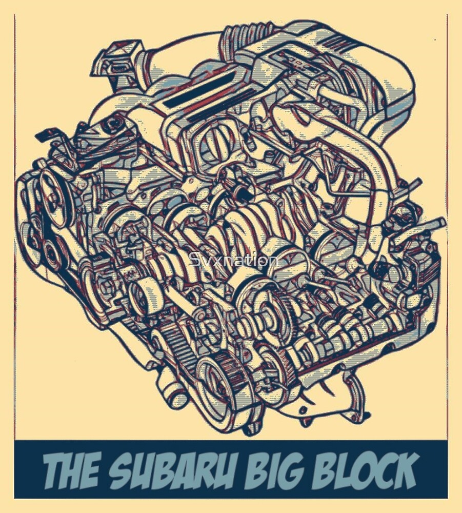 "EG33 Subaru Big Block" by Svxnation | Redbubble