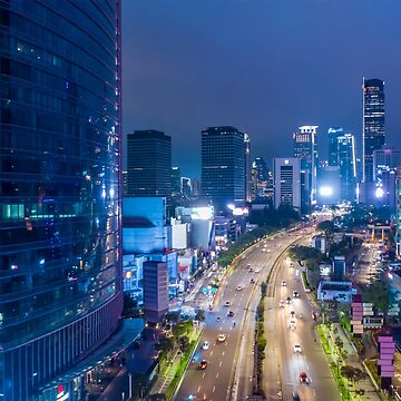"Jakarta Time" Poster for Sale by travelandjoy222 | Redbubble