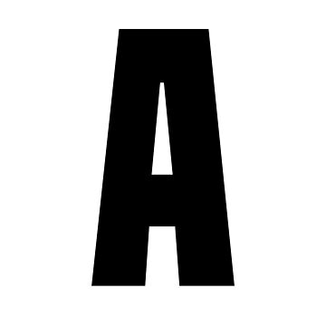 "Alphabet Capital Letter A - Monogram Initial - Monogrammed Personal ...