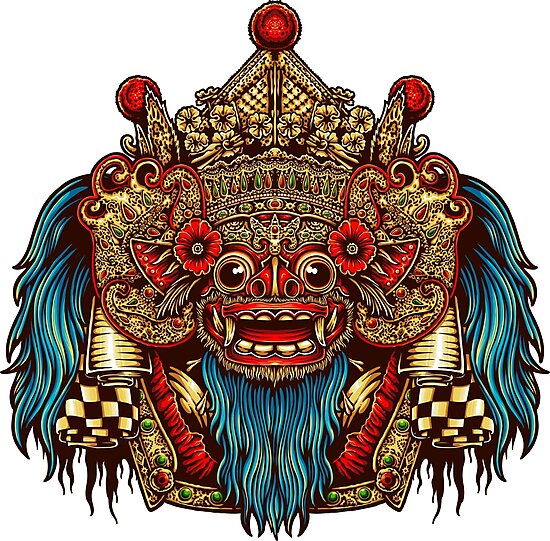Barong Mask King Of The Spirits Bali Mythology Photographic Print By