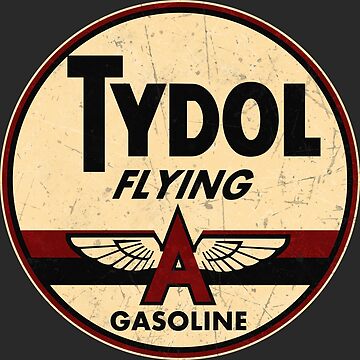 "Tydol Flying Vintage Gasoline Station" Sticker for Sale by turboscope ...