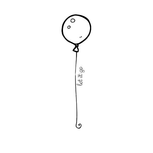 "Let It Go Sticker" by Brooke Butler | Redbubble