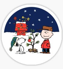 Charlie Brown Christmas Stickers | Redbubble